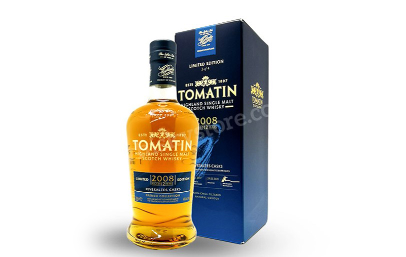 Tomatin 12 Year Old 2008 Rivesaltes Cask Finish (French Collection), 46 ...